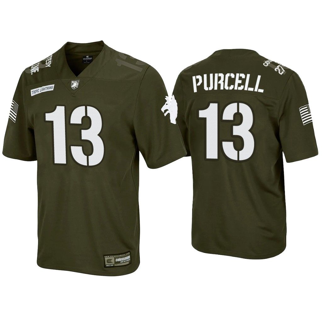 Men Roman Purcell Army Black Knights Green Replica Rivalry Football ...